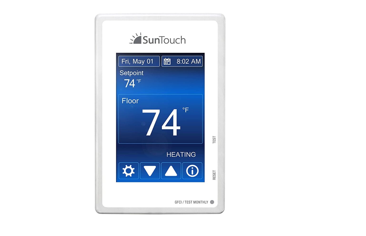 Suntouch 500850 Command Programmable Touchscreen Thermostat ...