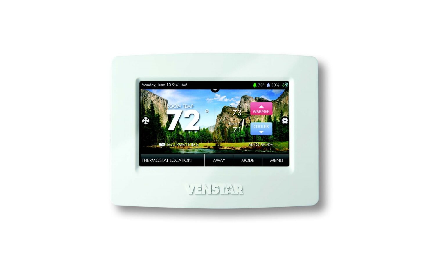 Venstar T6900 Touchscreen Digital Thermostat Quick Setup Guide - thermostat.guide