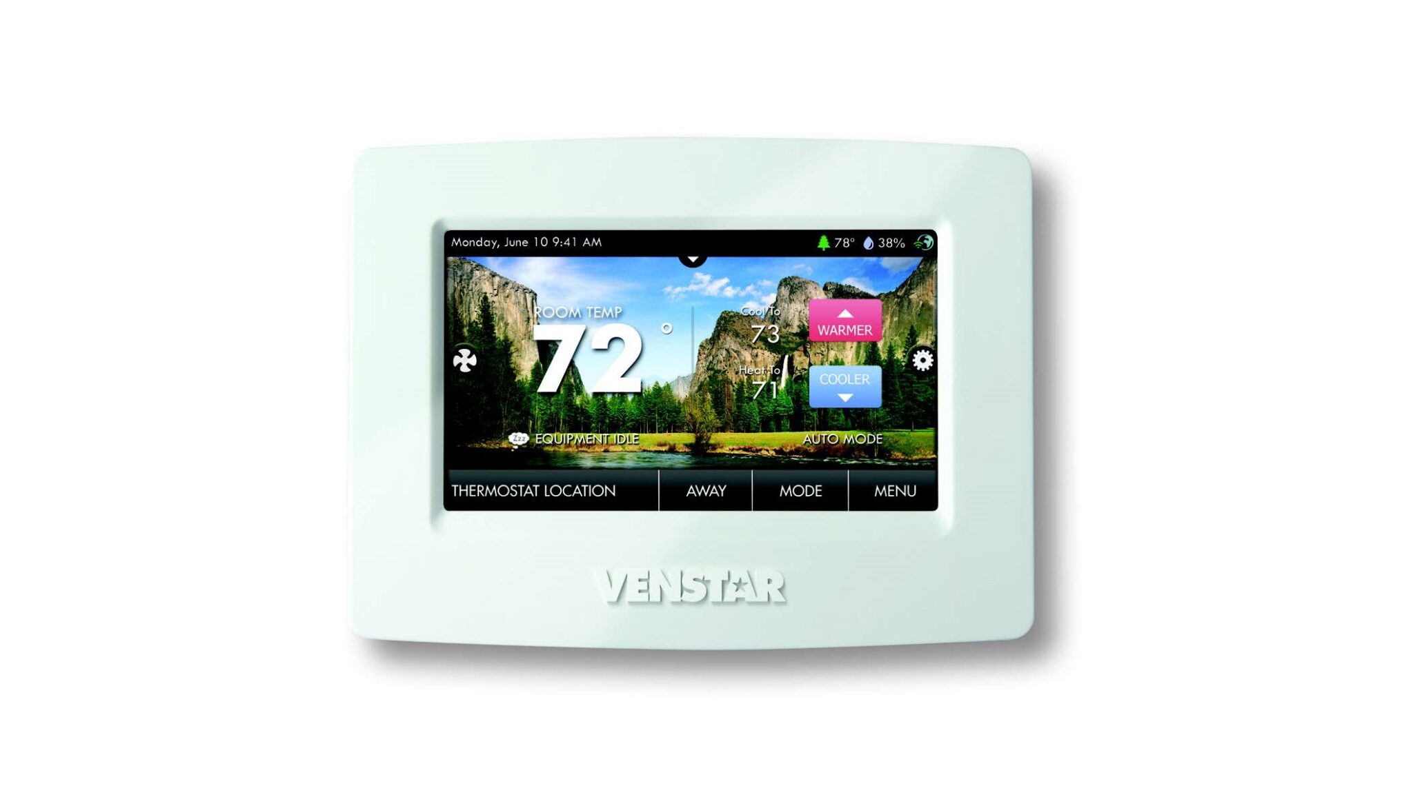 Venstar T8900 Touchscreen Digital Thermostat Quick Setup Guide - thermostat.guide