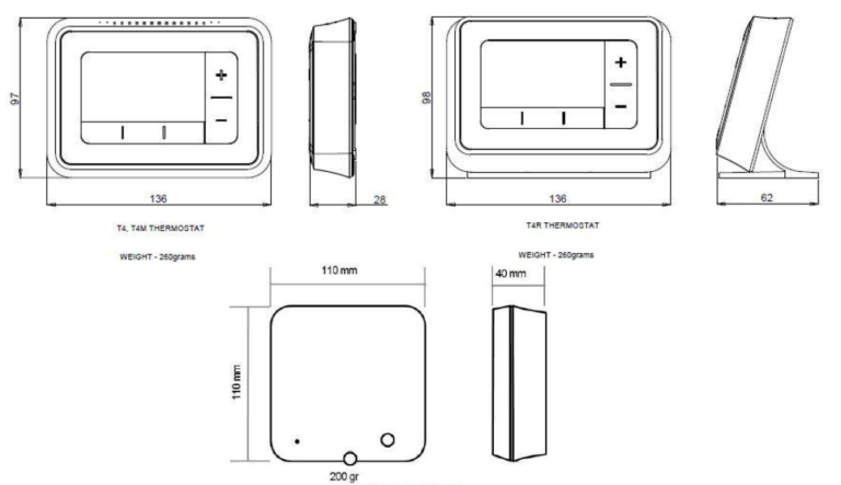 Honeywell T4 Programmable Thermostat Product SPECIFICATION SHEET ...