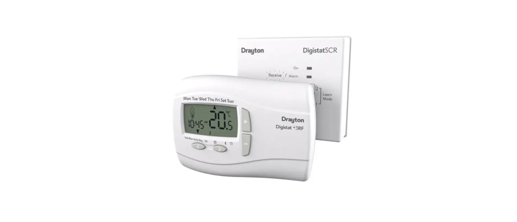 Drayton RF902 Wireless 2-channel Programmable Thermostat Installation ...