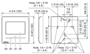 Fujitsu UTY-RNRUZ5 Wired Remote Thermostat Installational Manual ...