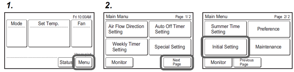Fujitsu UTY-RNRUZ5 Wired Remote Thermostat Installational Manual ...