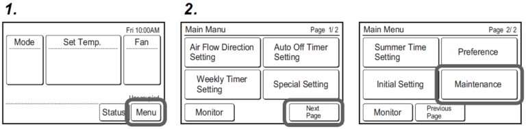 Fujitsu UTY-RNRUZ5 Wired Remote Thermostat Installational Manual ...