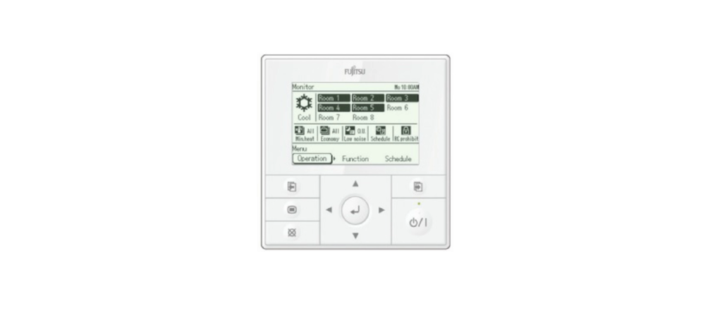 Fujitsu UTY-RVNUM Wired Remote Controller Thermostat Operational Manual ...