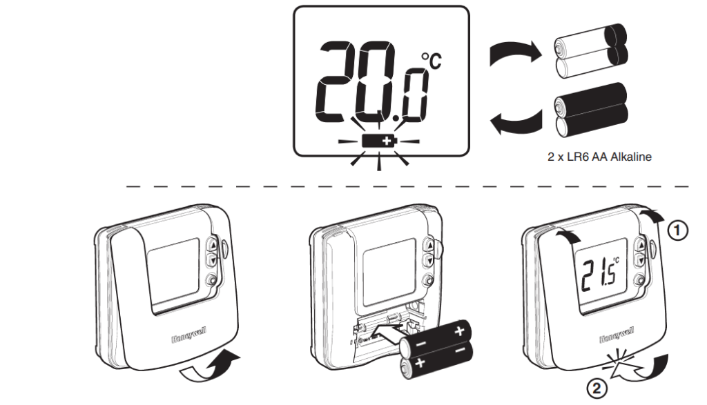 Honeywell DT92E Wireless Room Thermostat User Guide - thermostat.guide