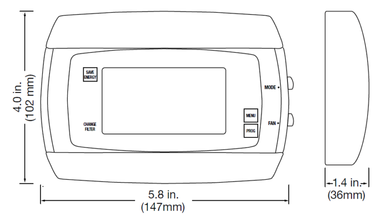 Interlogix IS-ZW-TSTAT-300 Wireless Thermostat Product Specifications ...