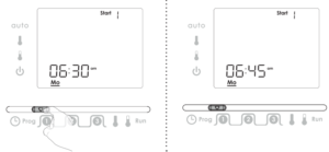 Neomitis RTE7SD PROGRAMMABLE ROOM THERMOSTAT Operation Instruction ...