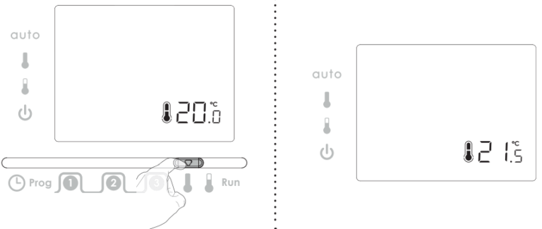 Neomitis RTE7SD PROGRAMMABLE ROOM THERMOSTAT Operation Instruction ...