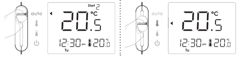 Neomitis RTE7SD PROGRAMMABLE ROOM THERMOSTAT Operation Instruction ...