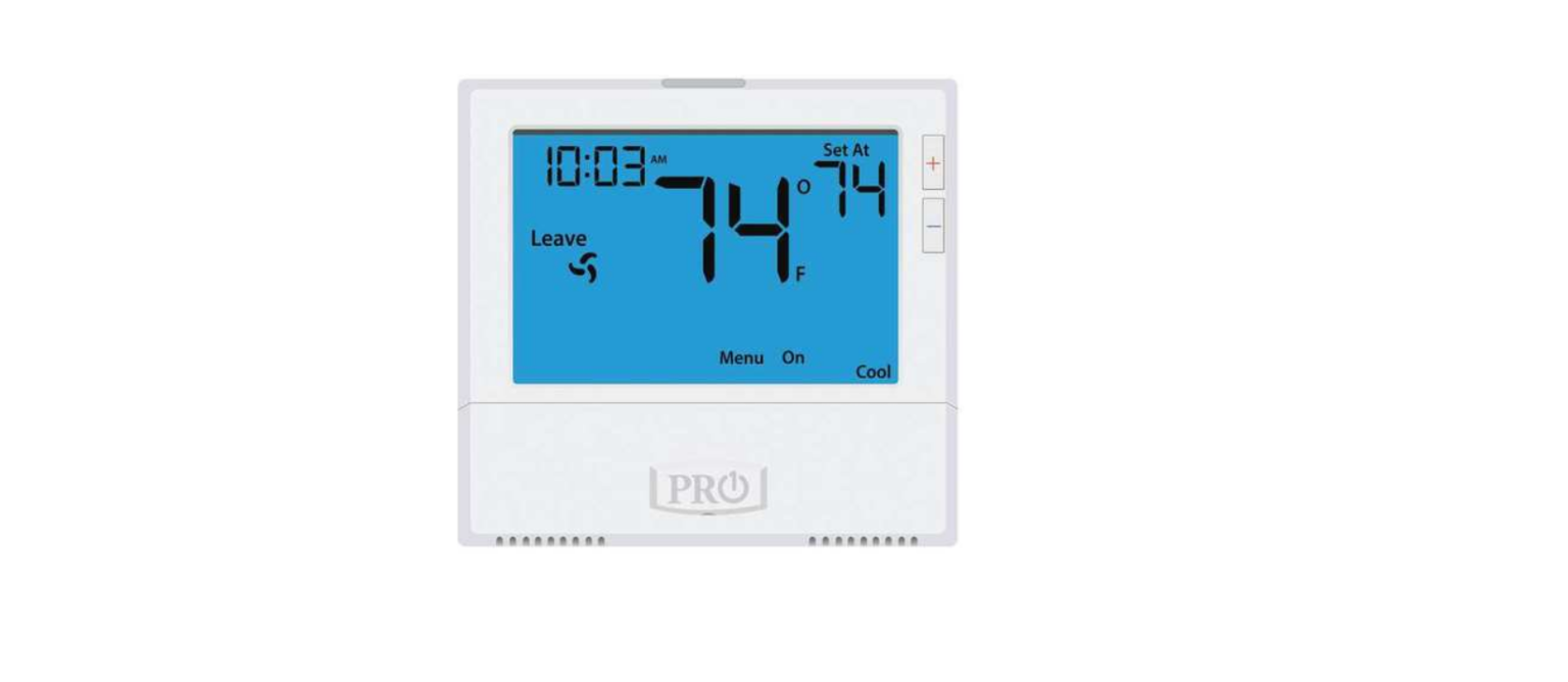 Pro1 Technologies T631-2 Non-Programmable Thermostat Installational ...