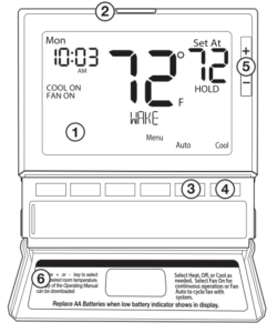 Pro1 Technologies T805 Non-Programmable Thermostat Operational Manual ...