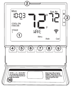 Pro1 Technologies T701 Programable Thermostats Installational Manual ...