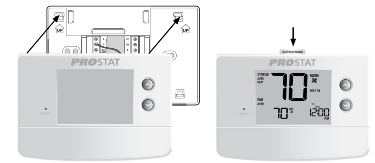 Prostat PRS7325WF Universal Programmable Thermostat Installational ...