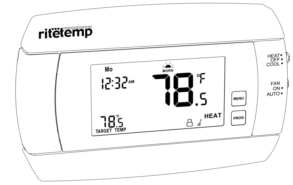Ritetemp 6030 TouchScreen Thermostat Operational Manual - thermostat.guide