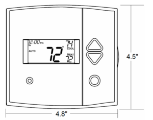 Venstar T1800 Programmable Thermostat Product Specifications Guide ...