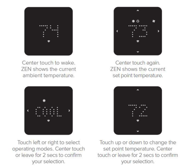 ZEN Zen-01-W THERMOSTAT Installation Manual - thermostat.guide