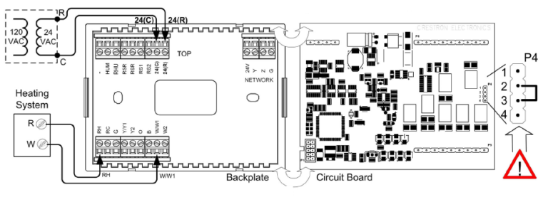 Crestron CHV-THSTAT Wireless Programmable Thermostat Product ...