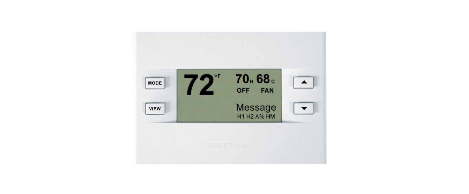 Crestron CHV-TSTAT HEATING OR COOLING Thermostat Product Specification ...