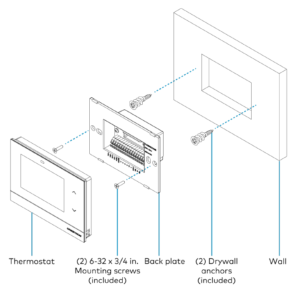 Crestron HZ-THSTAT Wireless Programmable Thermostat Product Manuals ...
