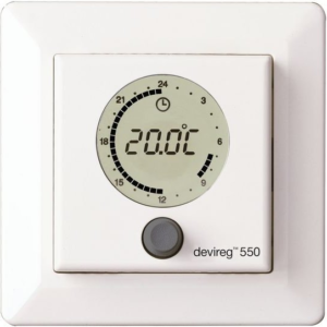 Devireg 550 Electronic Thermostat Installation Guide - thermostat.guide