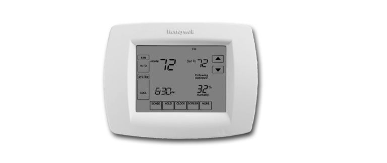 HONEYWELL TH9421C1004 Touch-screen Programmable Thermostat Installation ...