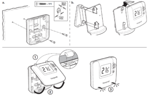 Honeywell DT92E Wireless Room Thermostat Installation Manual ...
