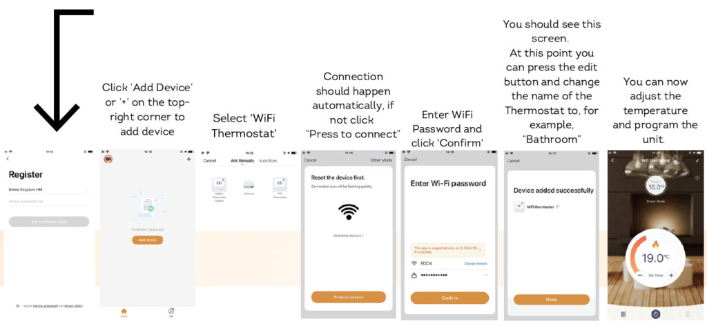 Hotwire HWSMWiFi Programmable THERMOSTAT INSTRUCTION MANUAL - thermostat.guide