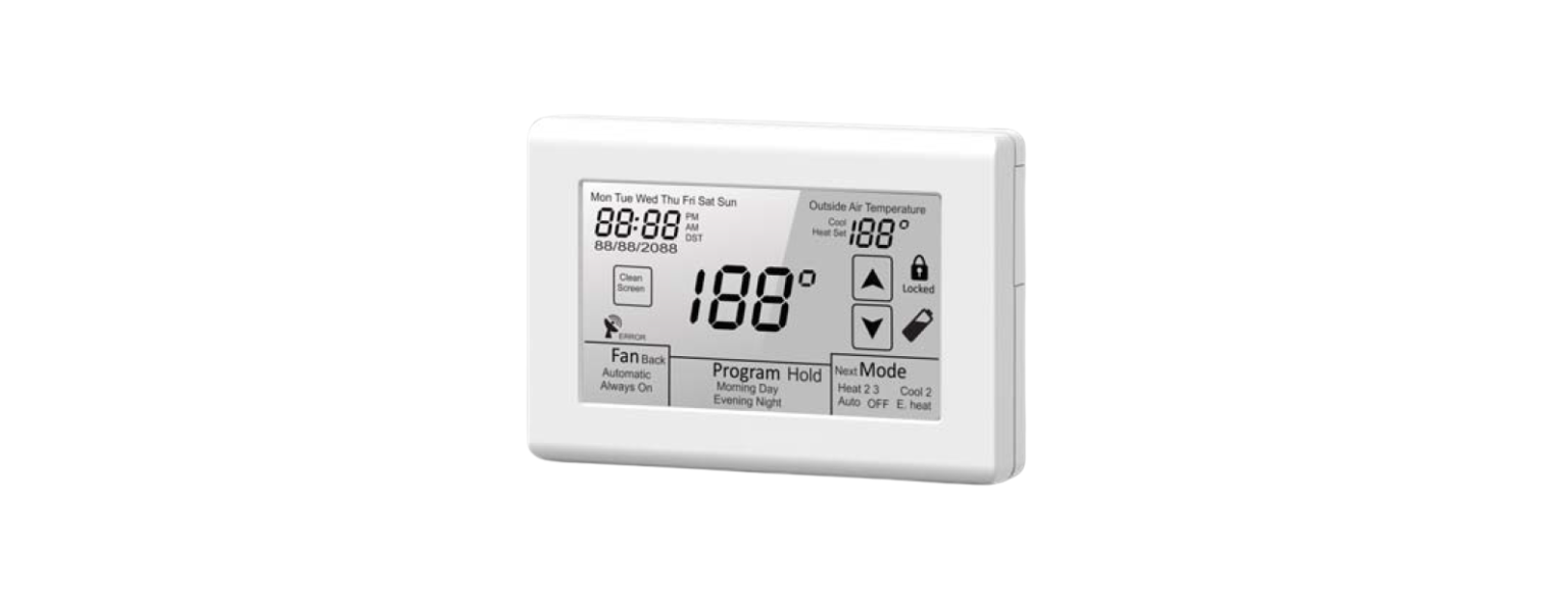 Io-Hvac-controls UT32 Programmable Touchscreen Thermostat User Manuals ...
