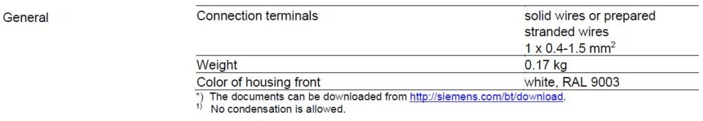 SIEMENS RDF310.2/MM Flush-mounted Room Thermostat Product ...