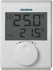 SIEMENS RDH100RF/SET Room Thermostat Product Specifications Guide - thermostat.guide