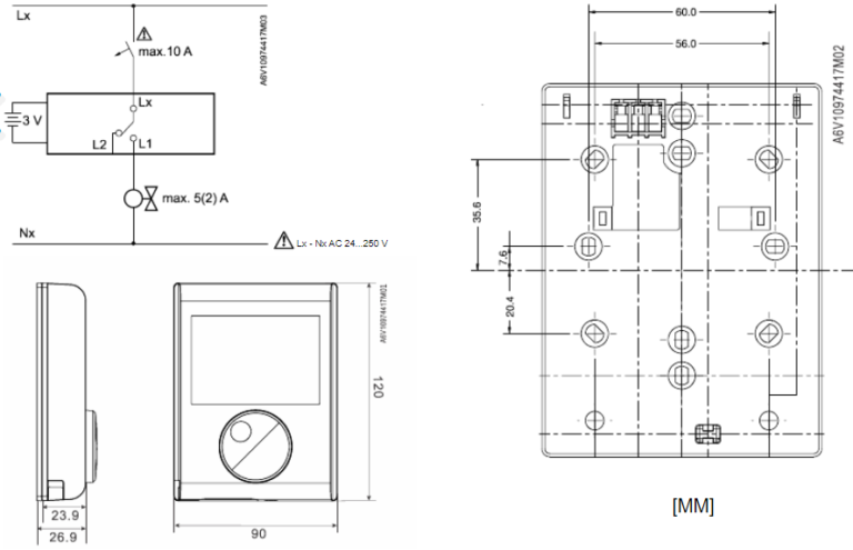 Siemens iQ500 RDH100 Room Thermostats Installation Instructions ...