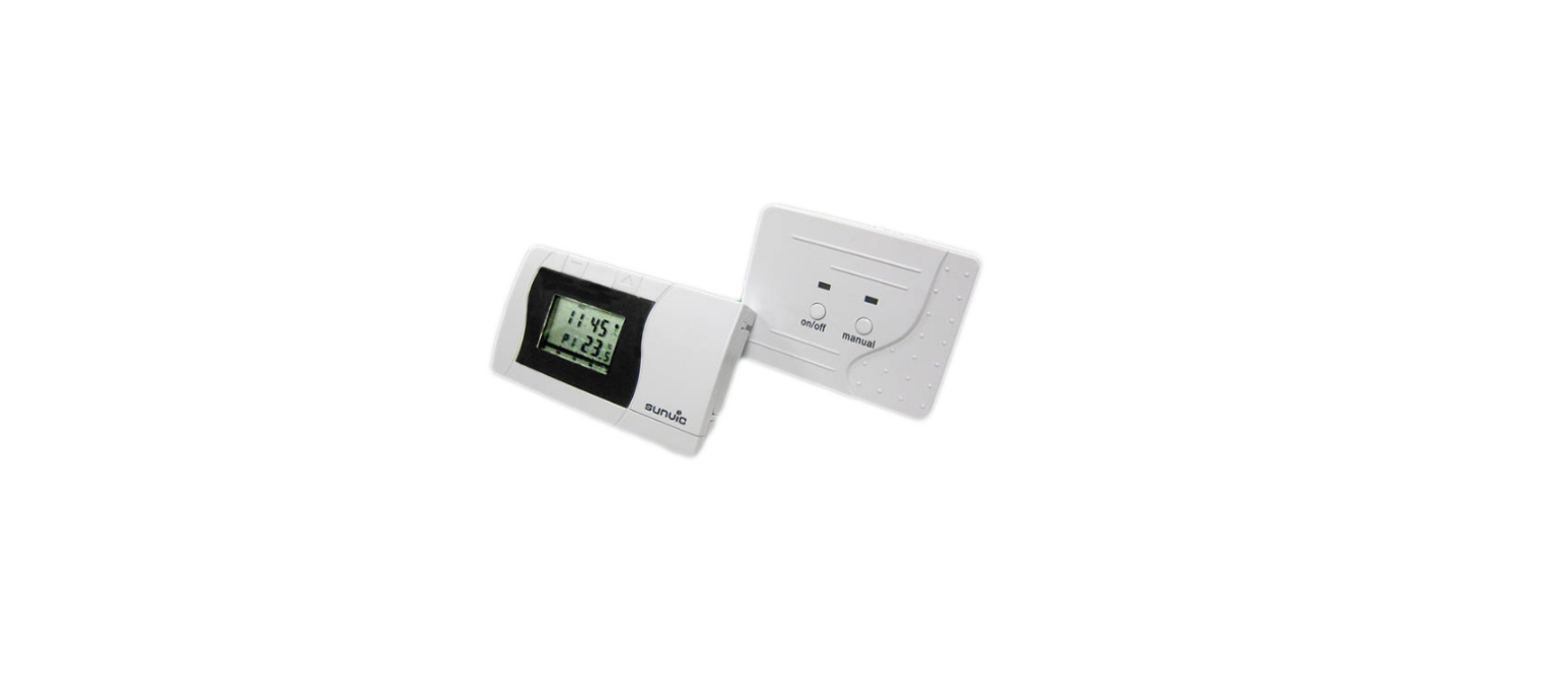 Sunvic TLX6001 RFPV Wireless Programmable Thermostat Installer Manual ...
