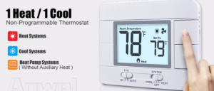 Aowel AW701 Non Programmable Thermostat User Manual - thermostat.guide