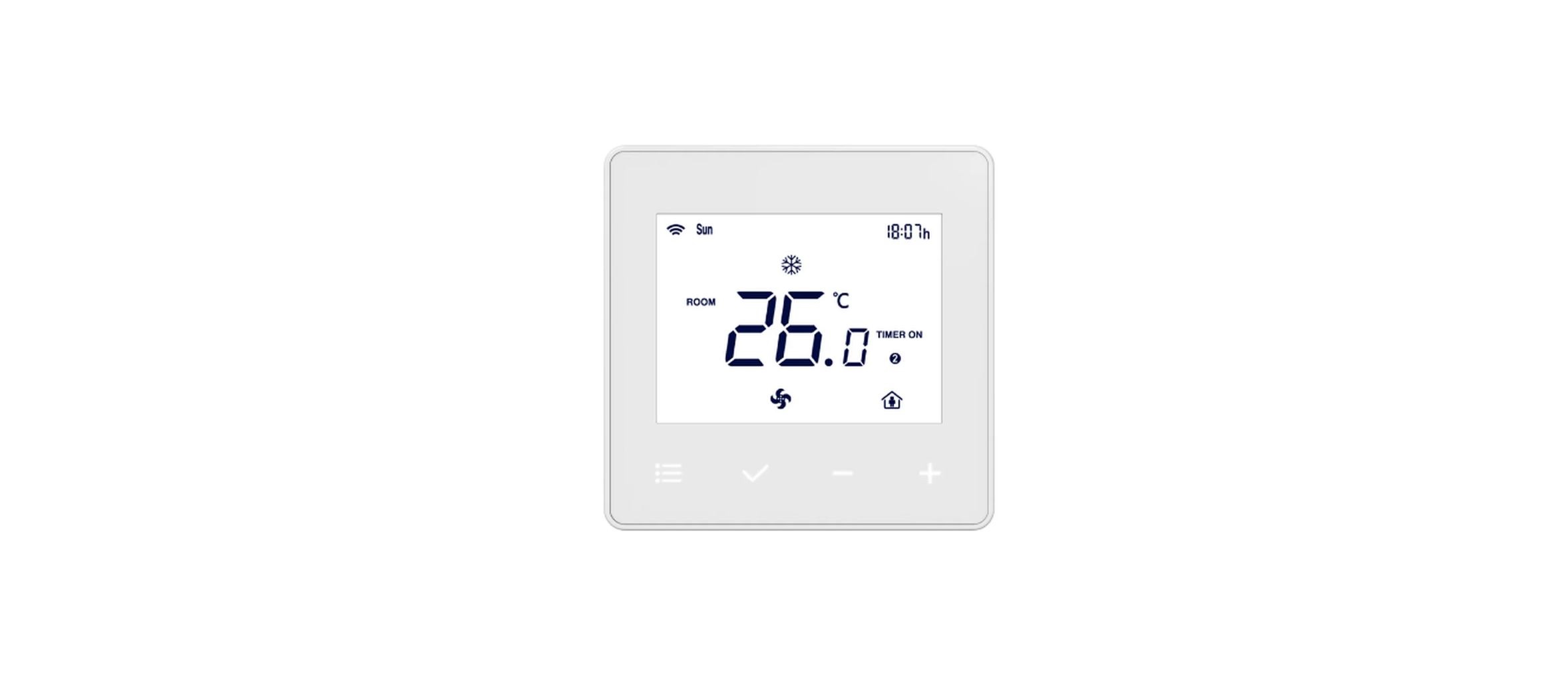 BREEZE BC104 4 Touchscreen Fan Coil Thermostat User Manual Thermostat