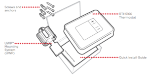 Honeywell RTH5160 Series Non-Programmable Thermostat Quick Installation ...
