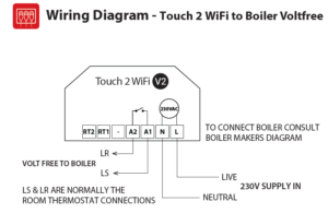 Myson Touch 2 WiFi V2 Programmable Room Thermostat INSTALLATION ...