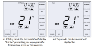 Myson Touch Programmable Room Thermostat INSTALLATION INSTRUCTION ...