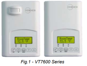 Viconics VT7600 Programmable Thermostats Product Data Sheet ...