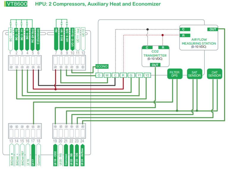 Viconics VT8650 Programmable Thermostat Installation Guide - thermostat.guide